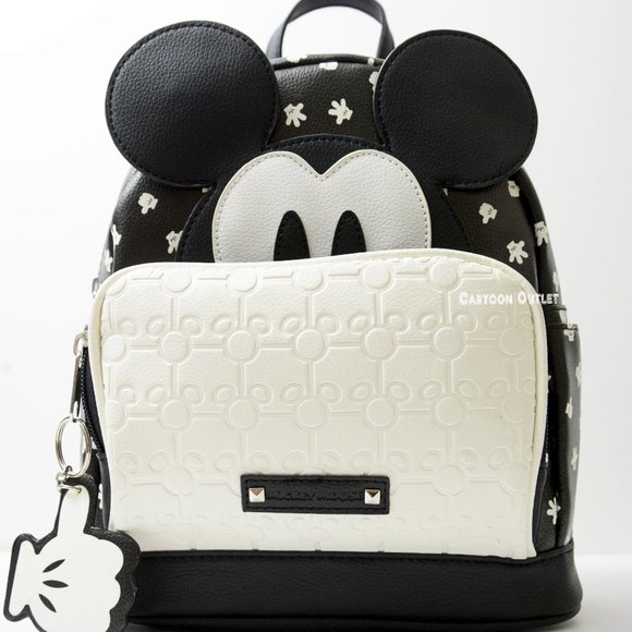 Disney | Accessories | Mickey Mouse Backpack Purse Faux Leather Disney ...